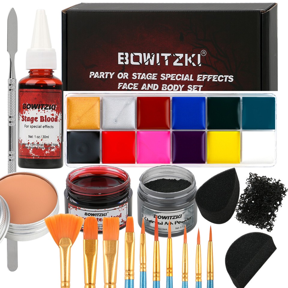 Halloween Makeup Kit Pro SFX Makeup Kit Special Effect Makeup Kit for ...