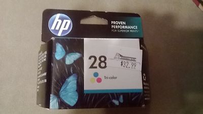 HP 28 Tri-color Ink Cartridge-New | eBay