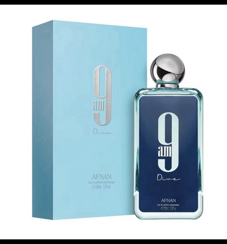 9 am Dive by Afnan 3.4 oz EDP Cologne Unisex, 3.4 Oz / 100ml - New ...
