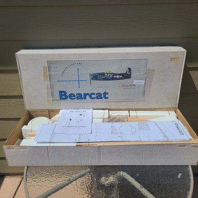 Aerotech Models Balsa Wood RC Scale Bearcat 50" Span .40-.60 Eng NOS ...