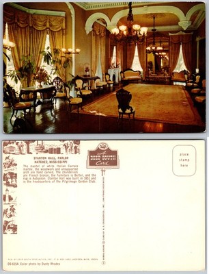 Stanton Hall Parlor Interior Natchez Mississippi Postcard | eBay