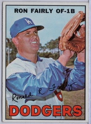 1967 Topps #94 Ron Fairly in EX Condition Dodgers | eBay