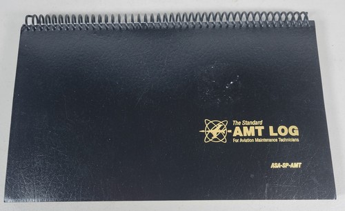 ASA AMT Log Book for Aviation Mechanics SP-AMT The Standard A&P Logbook ...