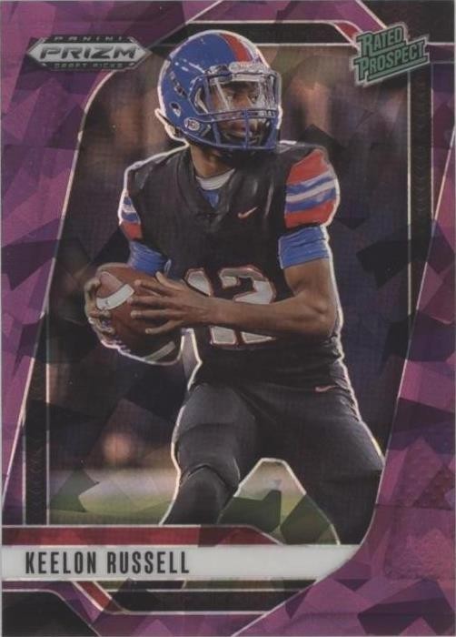 2025 Panini Prizm Draft Picks - Keelon Russell #150 Purple Ice Prizm ...