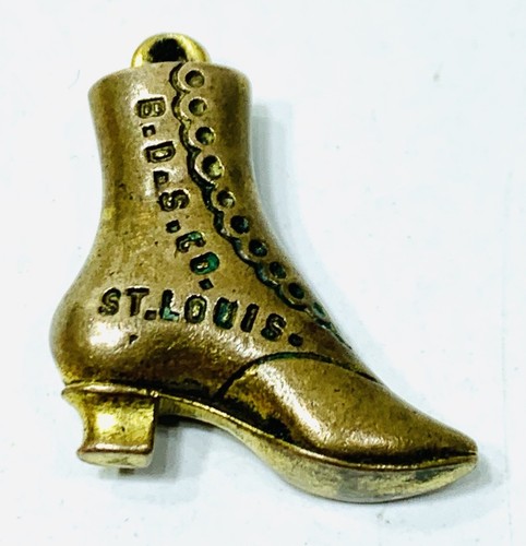 Victorian 1878-1893 St.Louis. B.D.S CO. Trade Mark Shoes Watch Fob ...