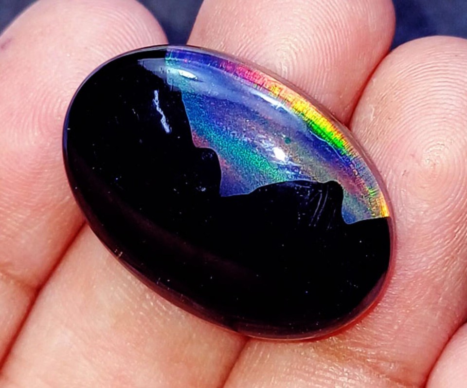 Natural Doublet Mother Of Pearl & Aurora Opal Mix Certified Loose Gems ...