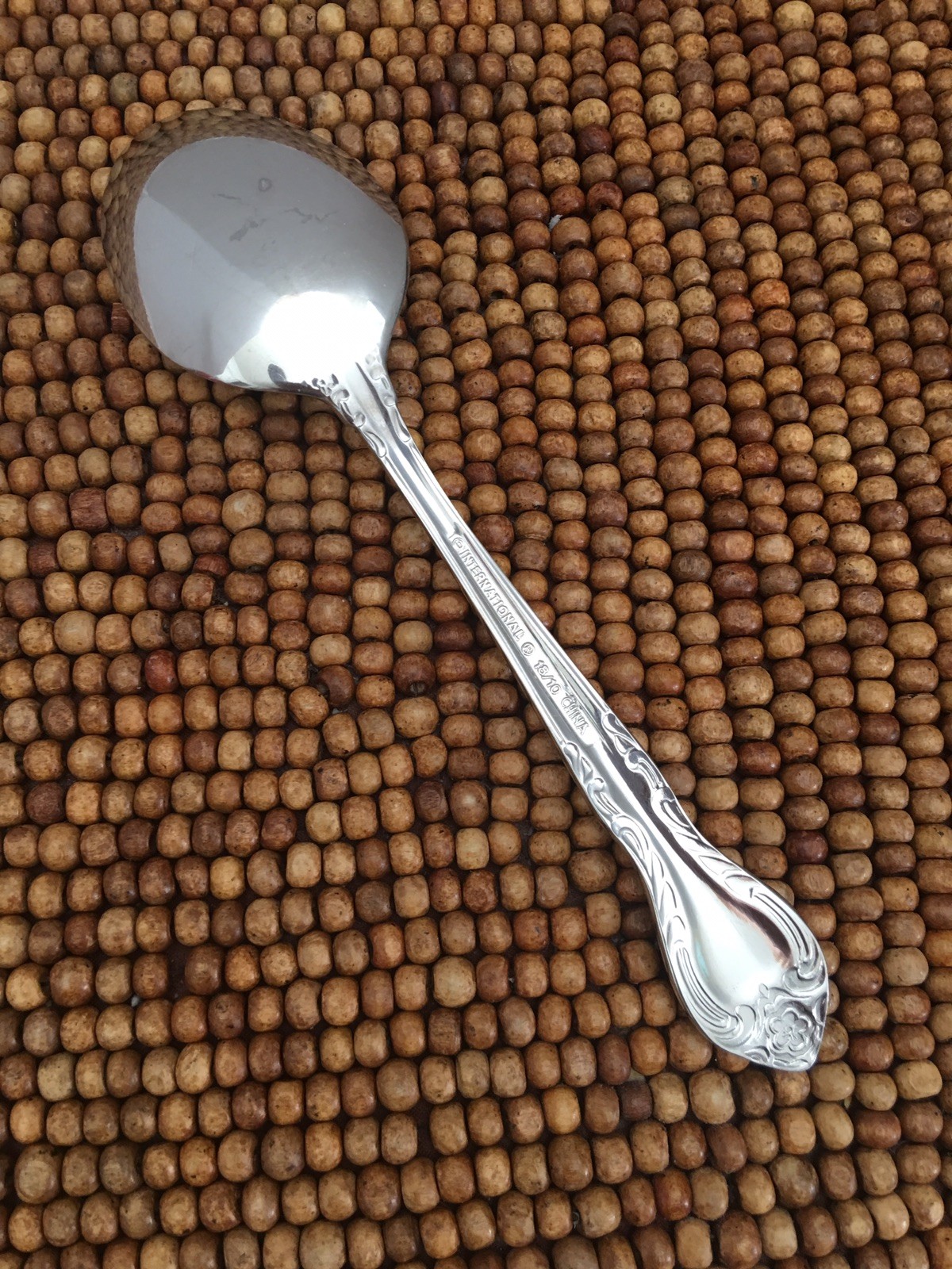 International 18/10 Stainless Rose Scrolls QUEENS FANCY Teaspoon 6” | eBay
