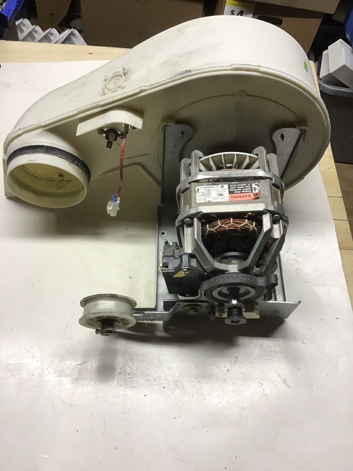 LG Dryer Drive motor w/ Housing 4681EL1008A 4681EL1008K 1330330 ...