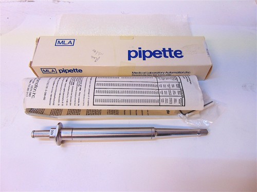 MLA Pipette Precision "D" Calibratable 400 uL Cat. No. 1153C S3973x | eBay