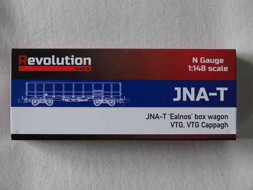 REVOLUTION TRAINS N-EAL-107L JNA-T EALNOS BOX WAGON VTG BLUE WORKING ...