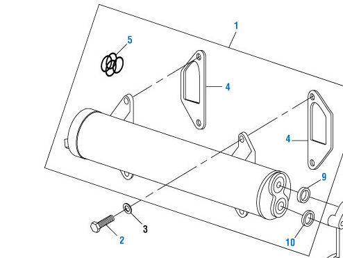 Oil Cooler for Navistar DT360 / DTA360 to match OE# 1810216C2 and ...