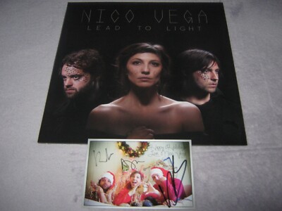 NICO VEGA Lead To Light ORIGINAL SEALED 12" Vinyl LP Signed Autographed ...