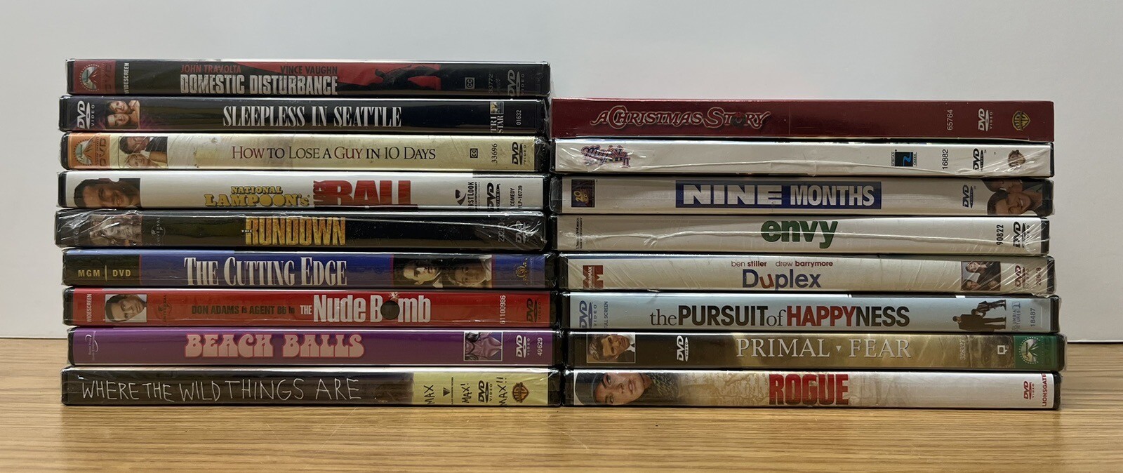 Mixed Lot of 17 UNOPENED DVD Disc Movie Action Drama Comedy Still in ...