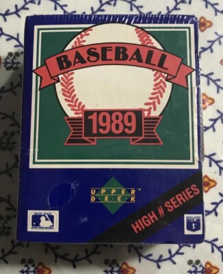 1989 Upper Deck Baseball High Number Series Box Factory Sealed | eBay