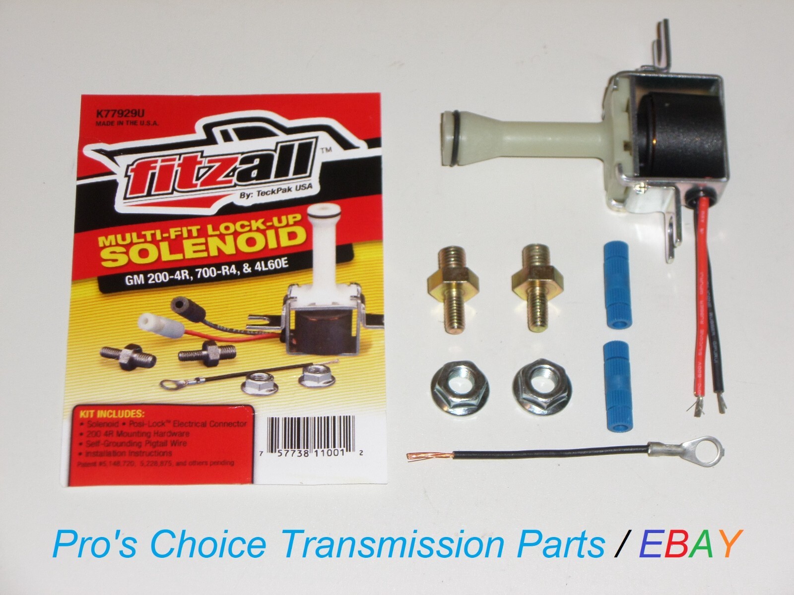 TCC Converter Clutch Lock-Up Solenoid--Fits: 4L60E 4L60 700R4 2004R ...