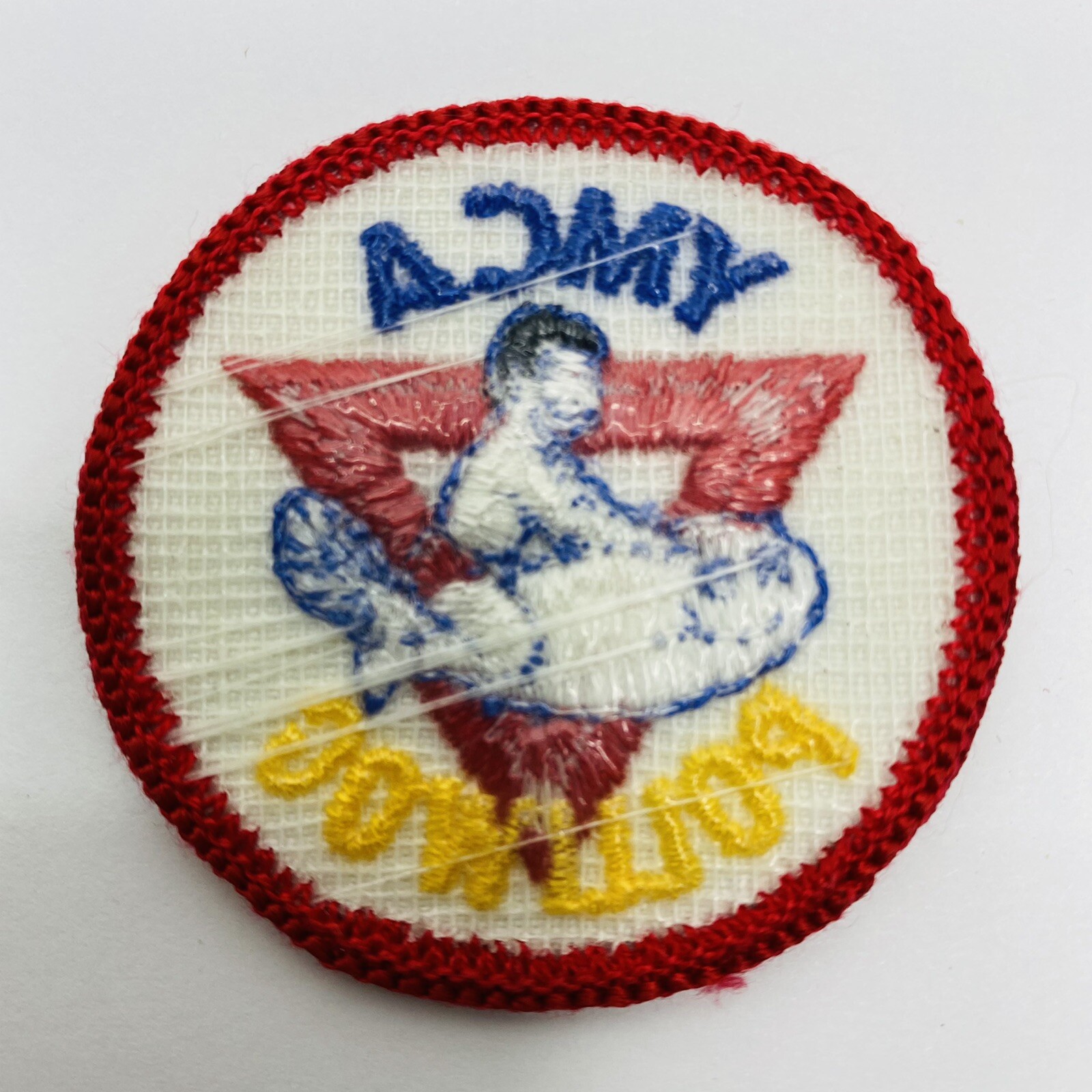 Vintage Old School YMCA Polliwog Embroidered Patch New Swimming NOS | eBay