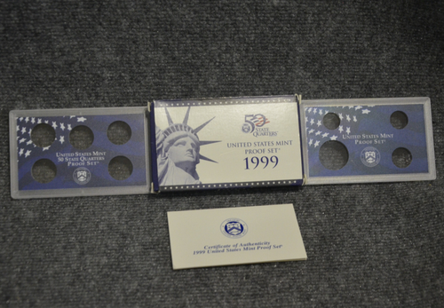 1999 Proof Set Box and Lenses Only Including COA *No Coins* | eBay