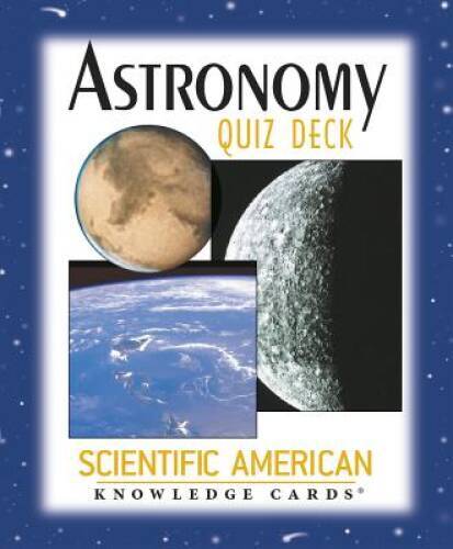 Astronomy Quiz Deck: Scientific American Knowledge Cards - Cards - VERY ...