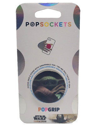 PopSockets Phone Grip Stand Star Wars Baby Yoda Mandalorian POPGRIP ...