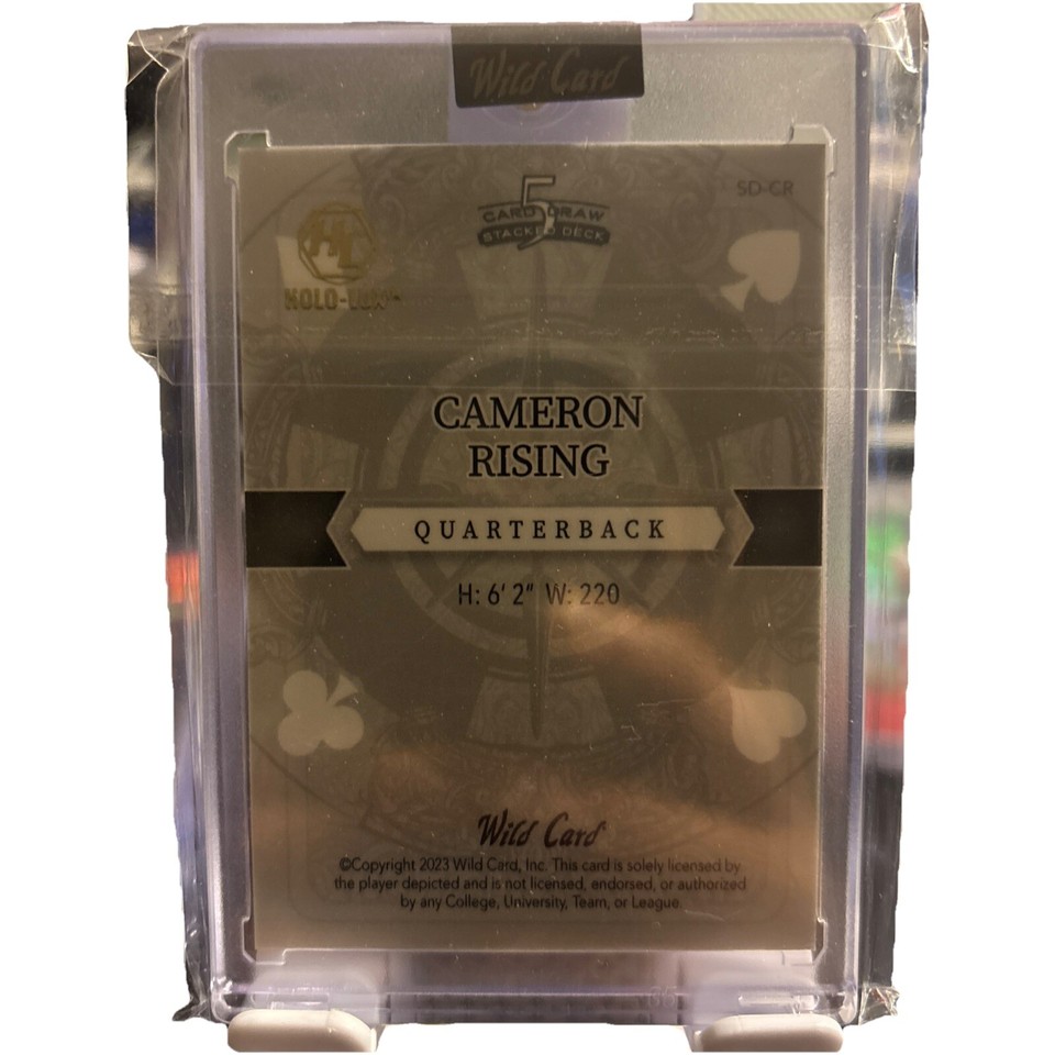 2023 Wild Card 5 Card Stacked Deck #1/1 Joker Cameron Rising | eBay