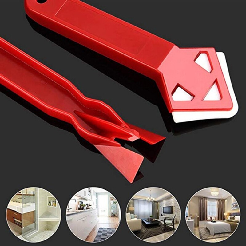2x/Set Glass Angle Scraper Shovel Scraper for Kitchen Bathroom | eBay