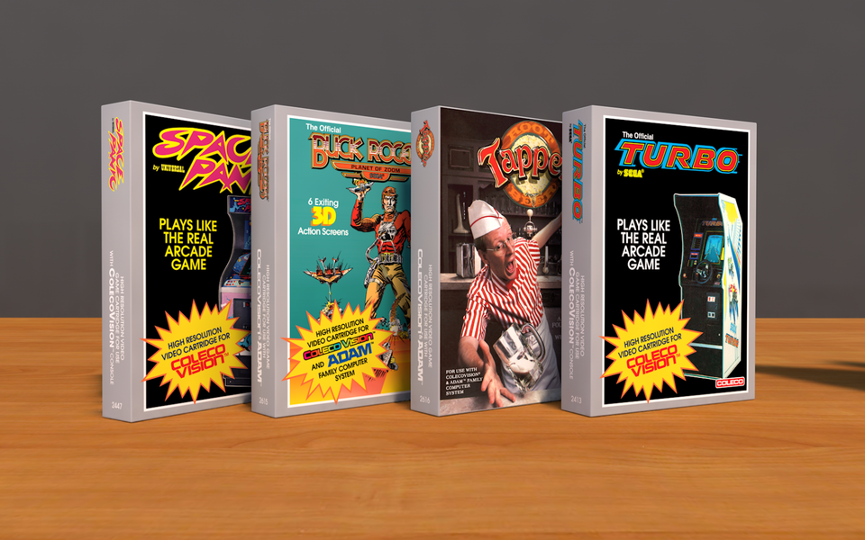 Wave 5 - ColecoVision REPRO BOXES - sturdy high quality boxes - SET OF ...