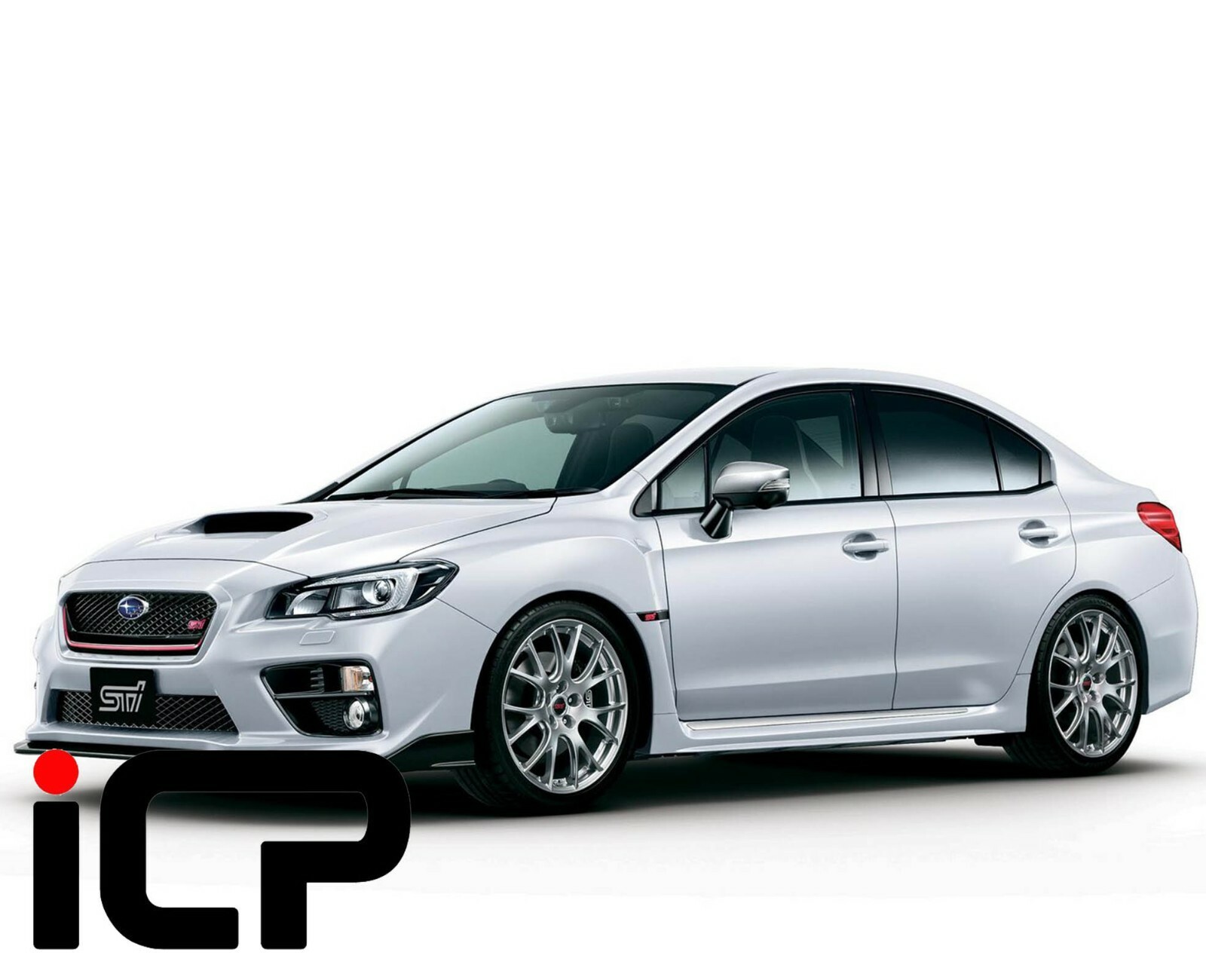 JDM S207 S208 Satin Chrome Mirror Covers Caps Fits: Subaru WRX STi 15 ...