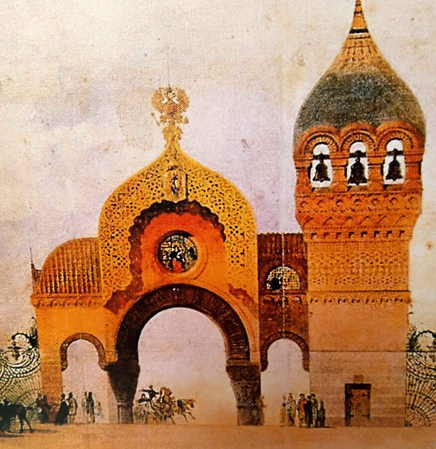 VICTOR HARTMANN THE GREAT GATE OF KIEV REALISM ART GICLEE PRINT FINE ...