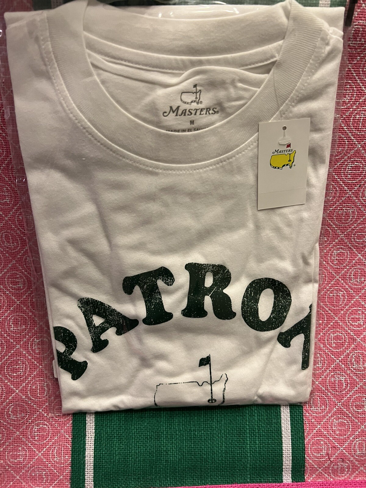 2025 Agusta National Master’s Patron Golf Shirt | Masters White Golf T ...