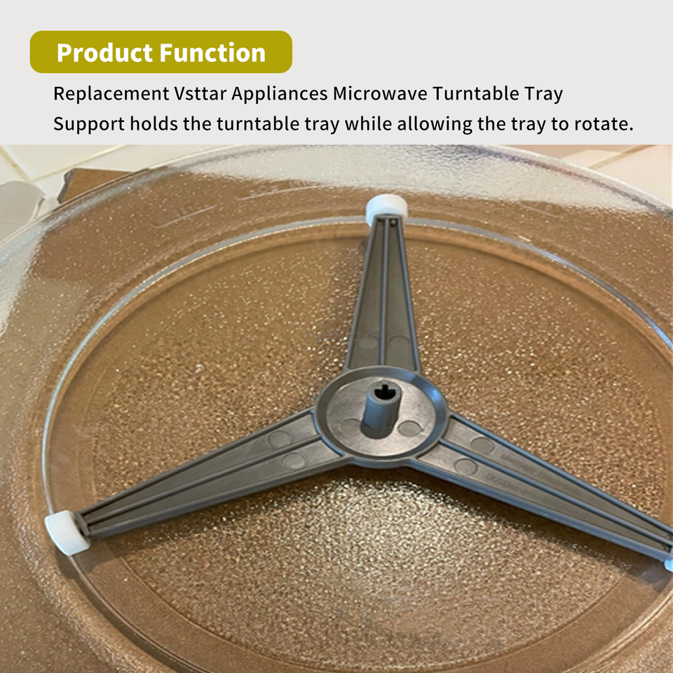 WB06T10012 Microwave Turntable Tray Support fits GE AP3671405, PS952323 ...