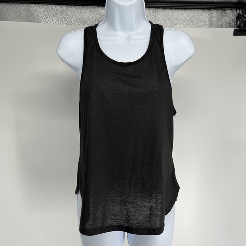 Laundry By Shelli Segal, Women's Racerback Sheer Tank Top, Black, Size ...
