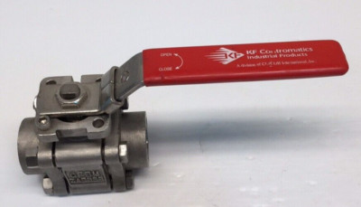 K F Contromatics 8451 02 1" Ball Valve SS 1" Butt Weld 1500 WOG W ...