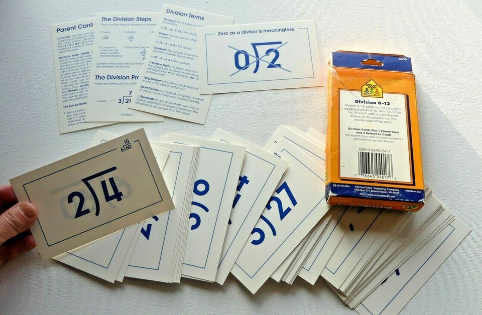 Lot 5 Math Flashcards Bundle: Add/Subtract/Multiply/Divide + Learning ...