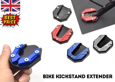 Motorcycle Bikes Kickstand Extender Foot Side Stand Extension Pad ...