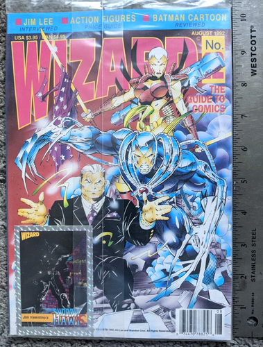 NEW SEALED 1992 AUGUST #2 WIZARD MAGAZINE COMIC SCI-FI DC MARVEL SHADOW ...