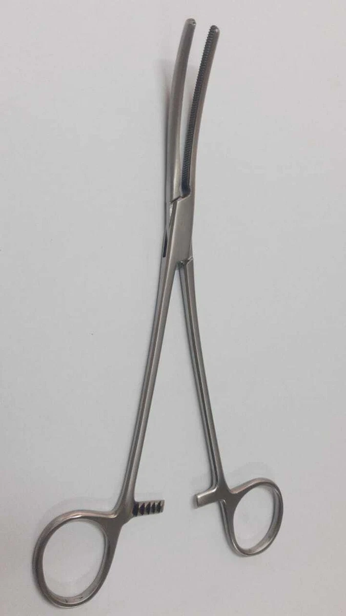 Curved Surgical Forceps