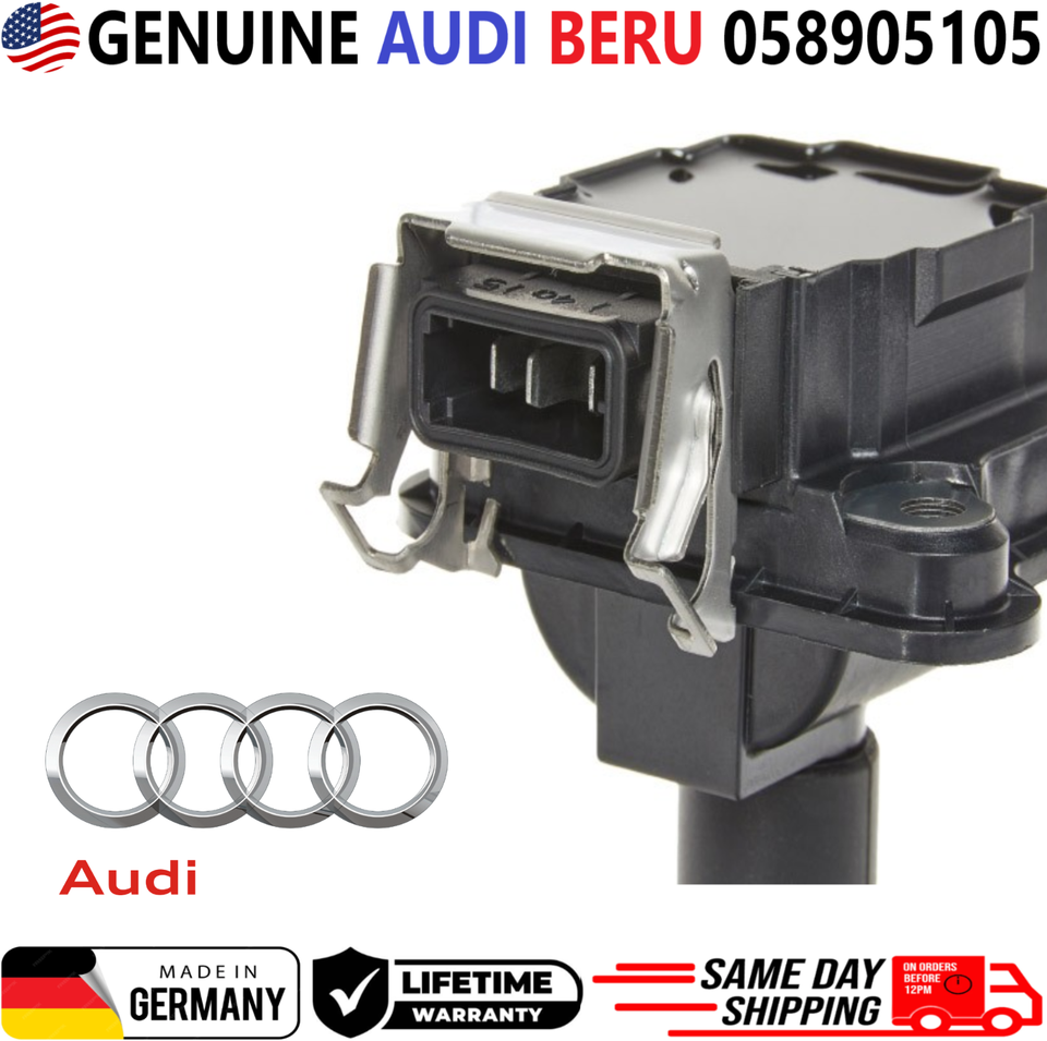 GENUINE AUDI BERU x8 Ignition Coils For 1997-2005 Audi & Volkswagen ...