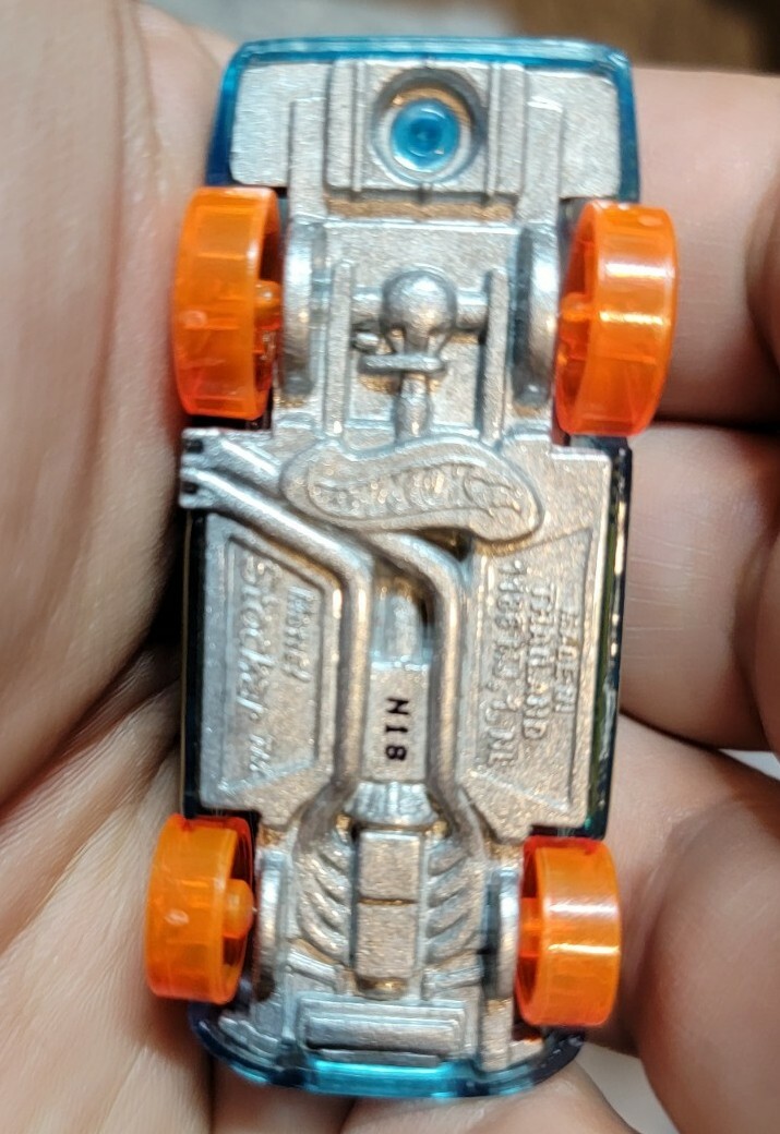 2015 Hot Wheels Stockar Diecast Car Blue Orange X-Raycers CDT23 VGUC ...