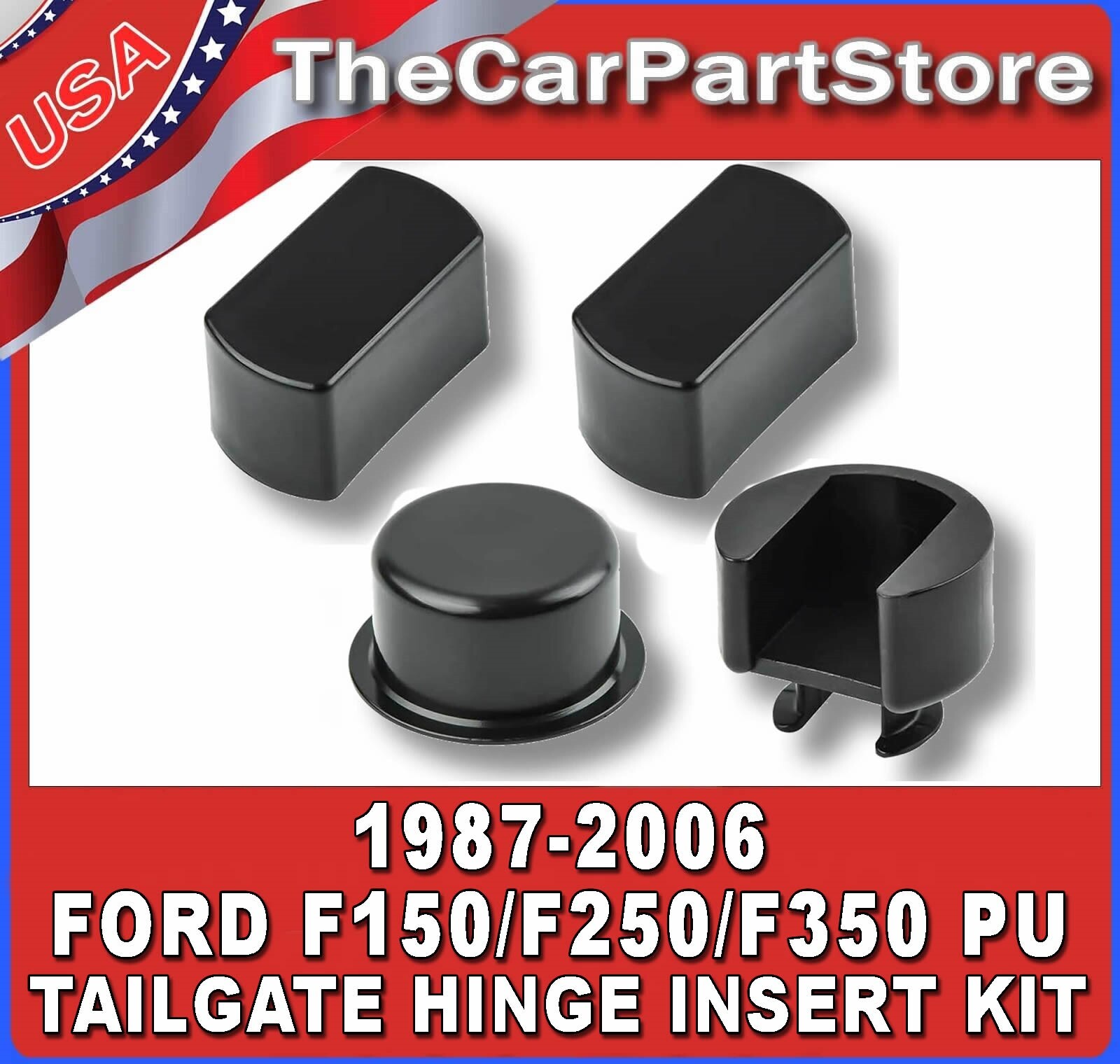 Tail Gate Tailgate Hinge Insert Pivot Bushings Set Kit for 87-06 Ford ...