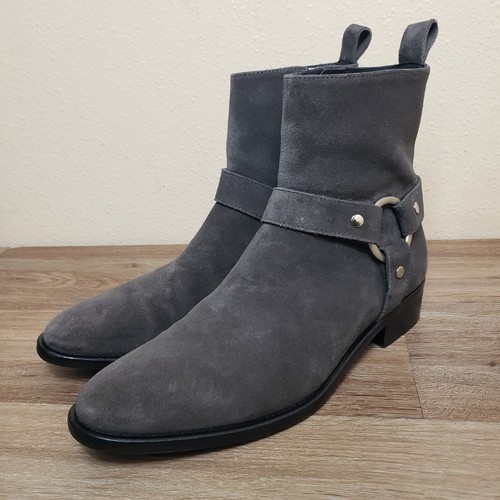 Thursday Boot Company Harness Chelsea Boots Mens Size 7.5 Grey Suede ...