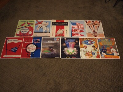 St. Louis Cardinals Program Cover 8x10 Photos for 11 World Series Wins ...