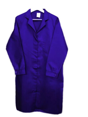 ROYAL BLUE LAB COAT - FOOD INDUSTRY FOOD TRADE COAT | eBay UK