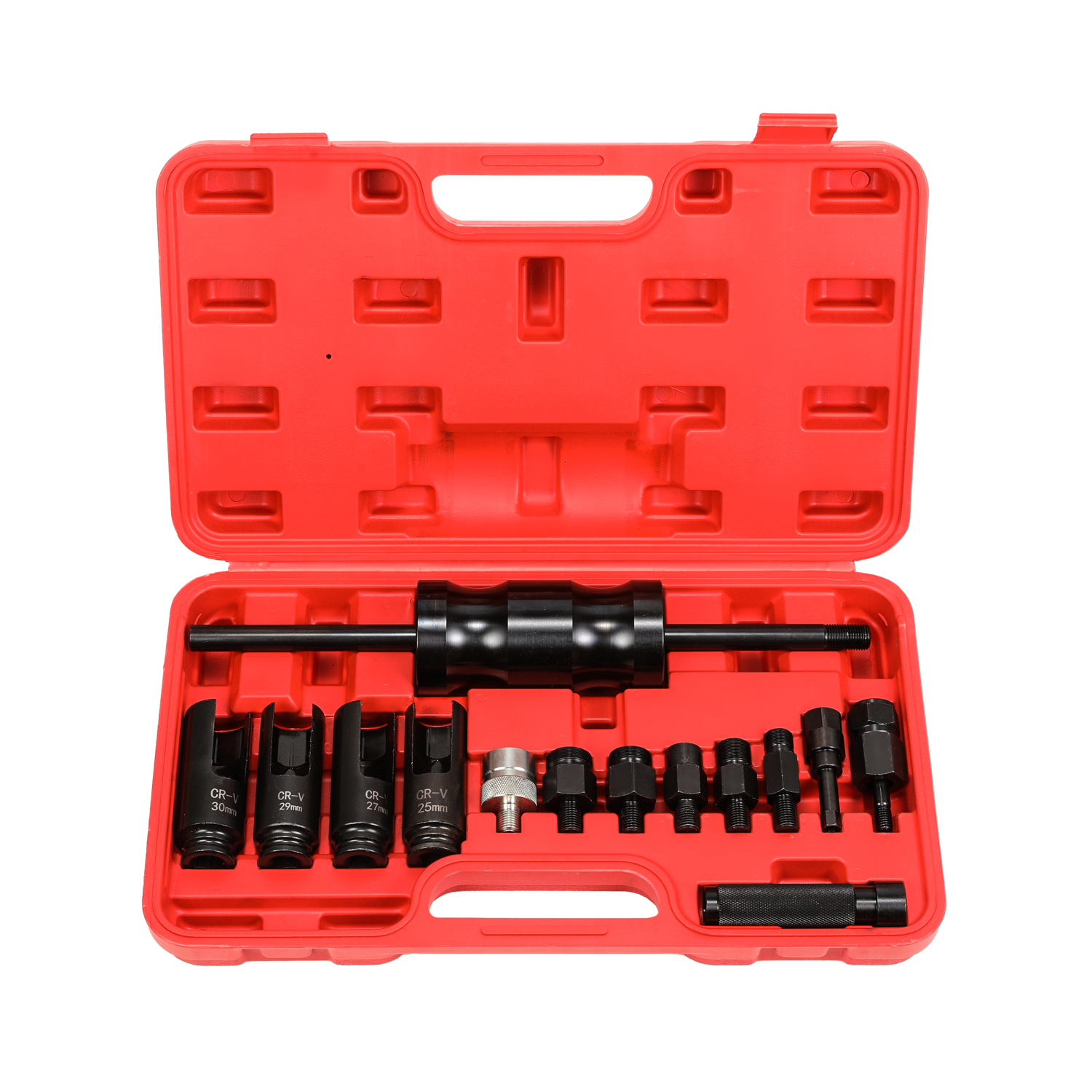 14Pc Diesel Injector Remover Tool Set Injection Puller For Bosch Delphi ...