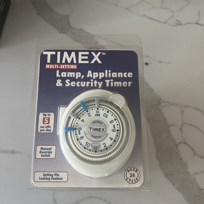 TIMEX Multi Setting Lamp Appliance & Secutity Timer MODEL #12-870 | eBay