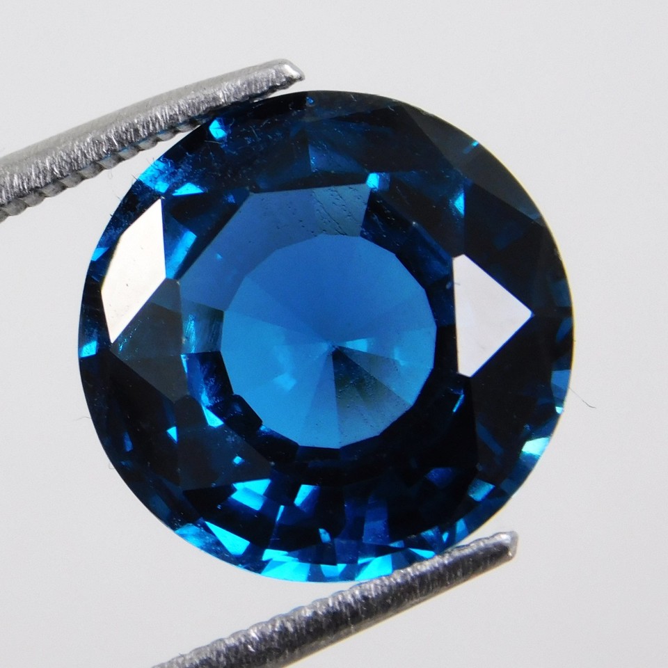 Certified 11.30 Ct Natural Blue Tourmaline 100% Genuine Unheated Loose ...