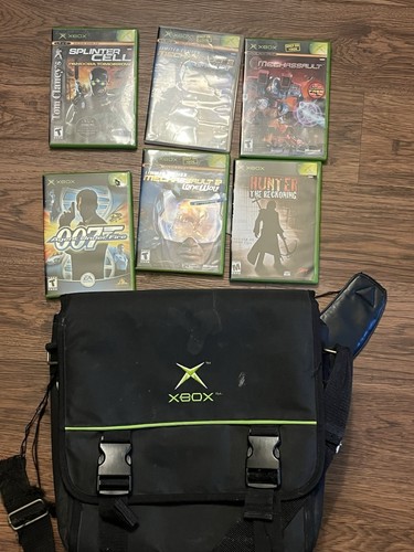 Vintage Original Xbox Game Lot With Rare Bag! | eBay