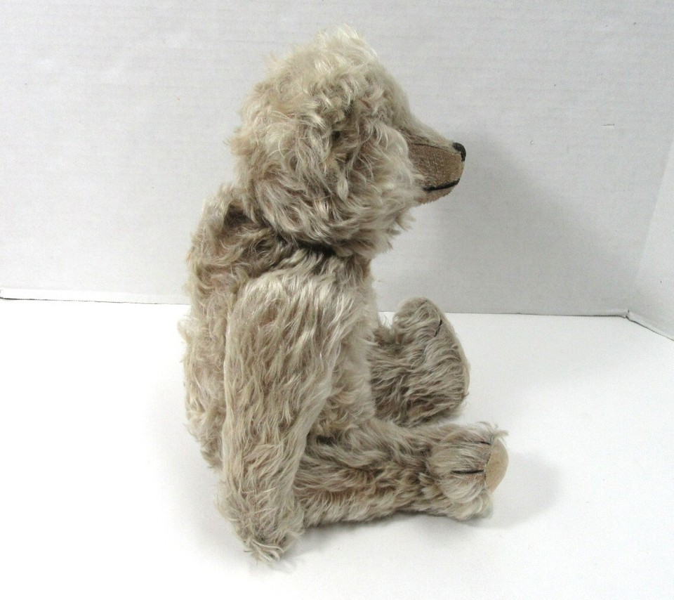 CUTE VINTAGE MOHAIR TEDDY BEAR NO TAGS STEIFF? JOINTED EXCELSIOR FILL ...