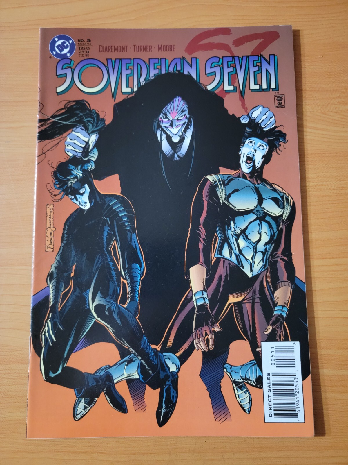 Sovereign Seven #5 Direct Market Edition ~ NEAR MINT NM ~ 1995 DC ...