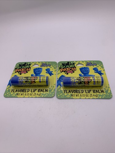 Sour Patch Kids Blue Raspberry Flavored Lip Balm X 2 0.12 Oz Each | eBay