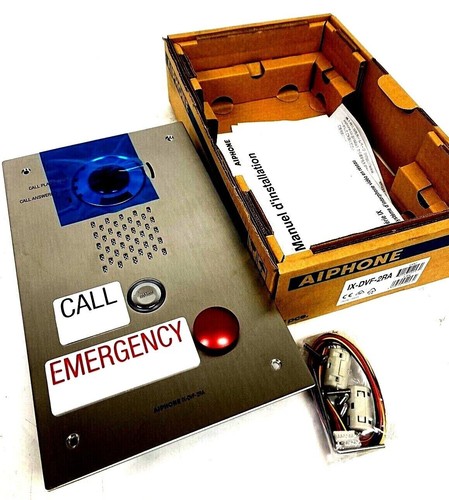 AIPHONE IX Series Flush Mount 1-Channel IP 2-Call Video Station ...